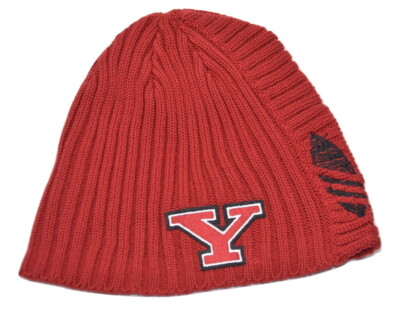 Adidas Youngstown State Penguins Trefoil NCAA Red Ribbed Knit Winter ...