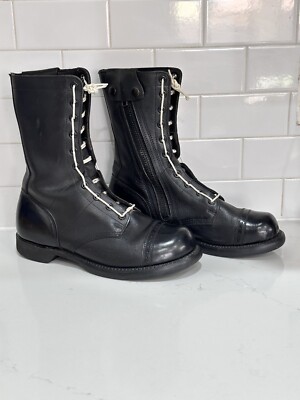 Men’s Vintage Bates Floataways Boots Military Combat Goth Scovill Black ...