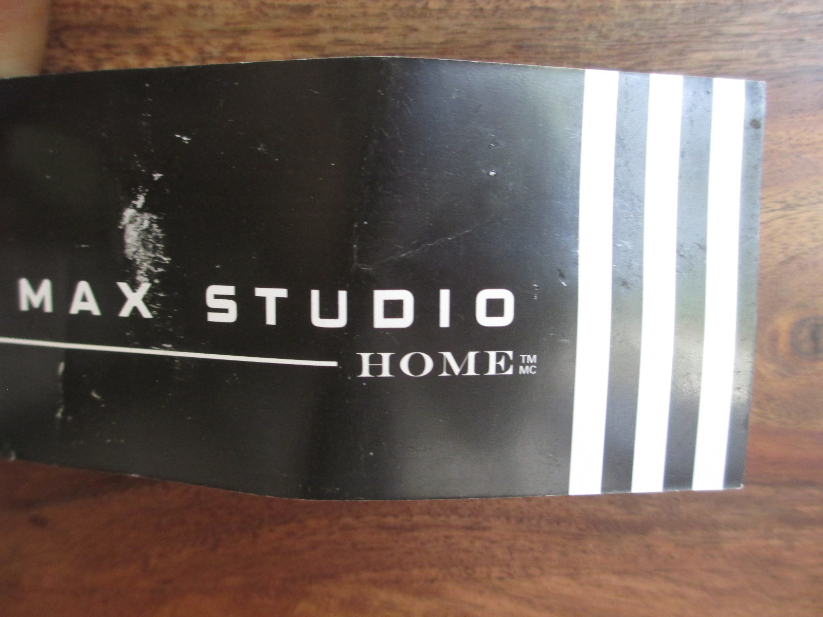 MAX Studio Home Sideboard solid acacia wood carara marble and Iron legs ...