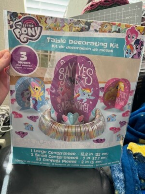 My Little Pony 23 Piece Table Decorating Kit Party Supply New!!! | eBay