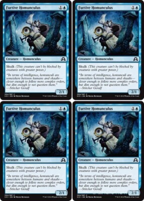 MTG - 4x FURTIVE HOMUNCULUS - Shadows over Innistrad (C) | eBay Australia