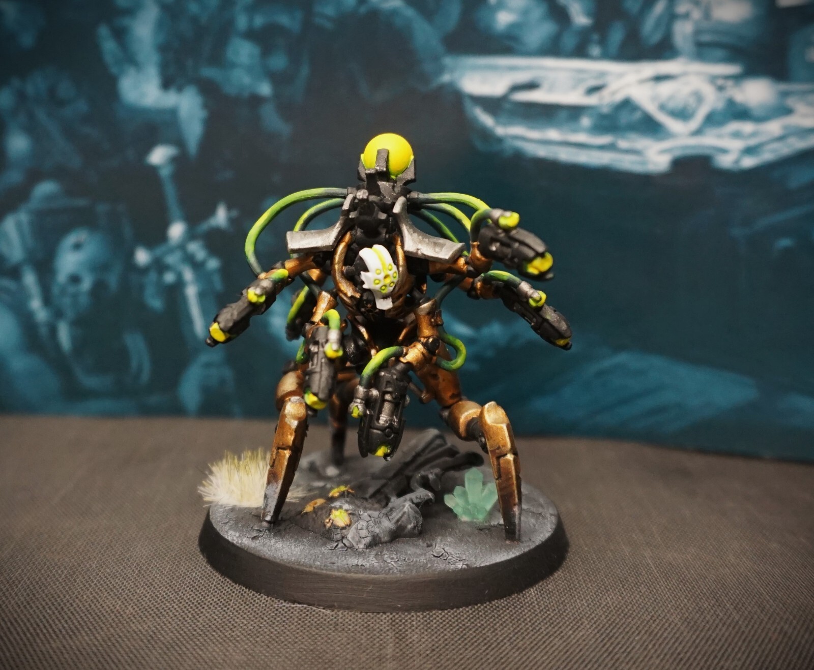 Hexmark Destroyer painted Warhammer 40k Necrons Xenos army | eBay