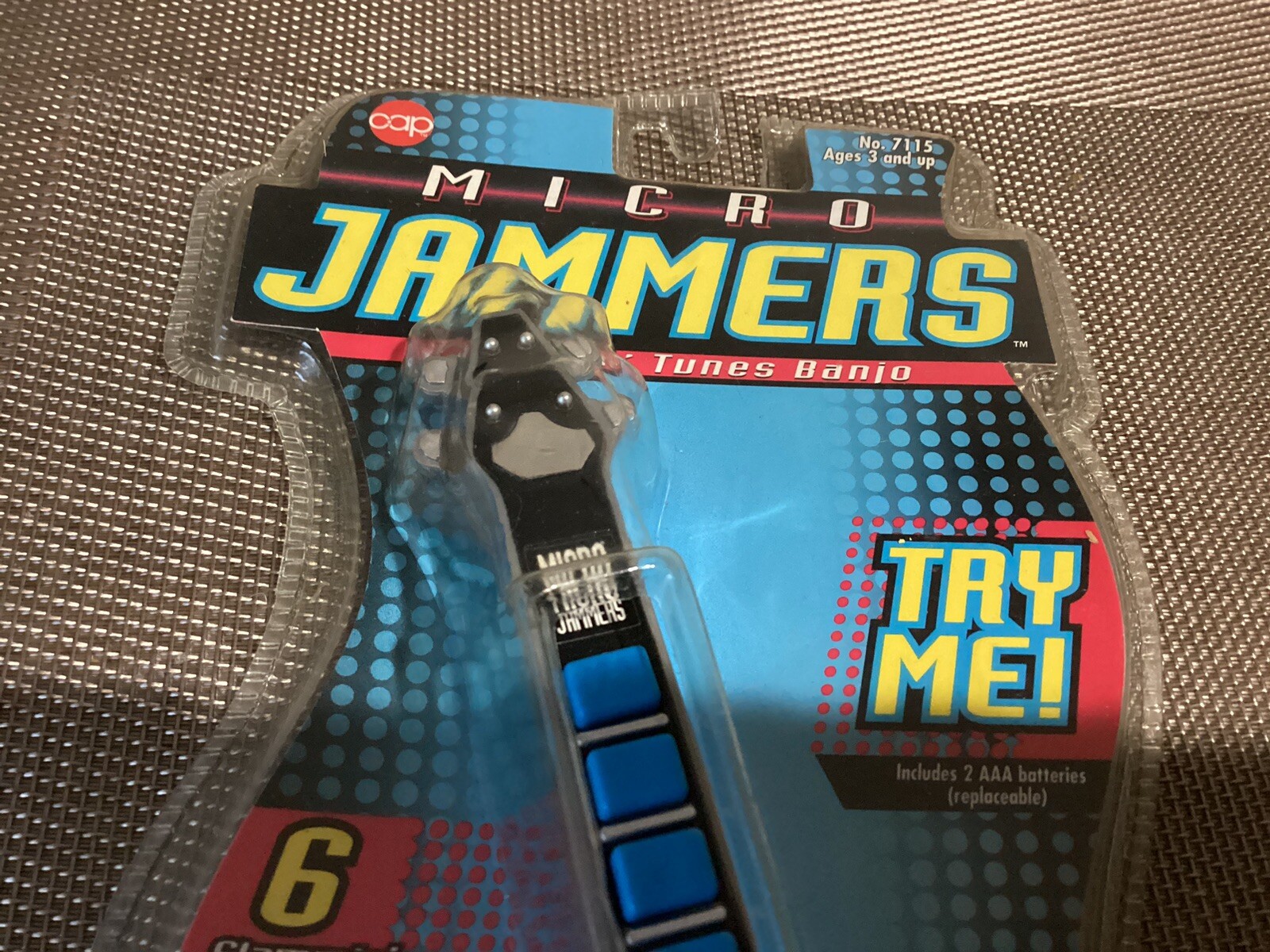 Micro Jammers Twangin Tunes Banjo CAP Toys 1995 Tested and Working for ...