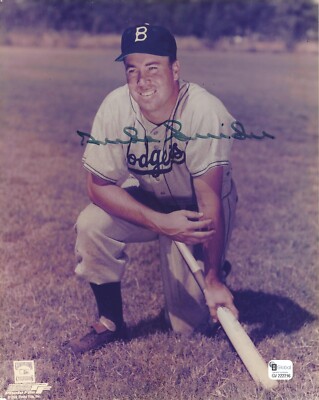 Duke Snider Autograph Signed 8x10 Color Photo MLB Brooklyn Dodgers GV ...