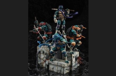 UNPAINTED TMNT Ninja Turtles Diorama V2 3d Printed Model Kit | eBay