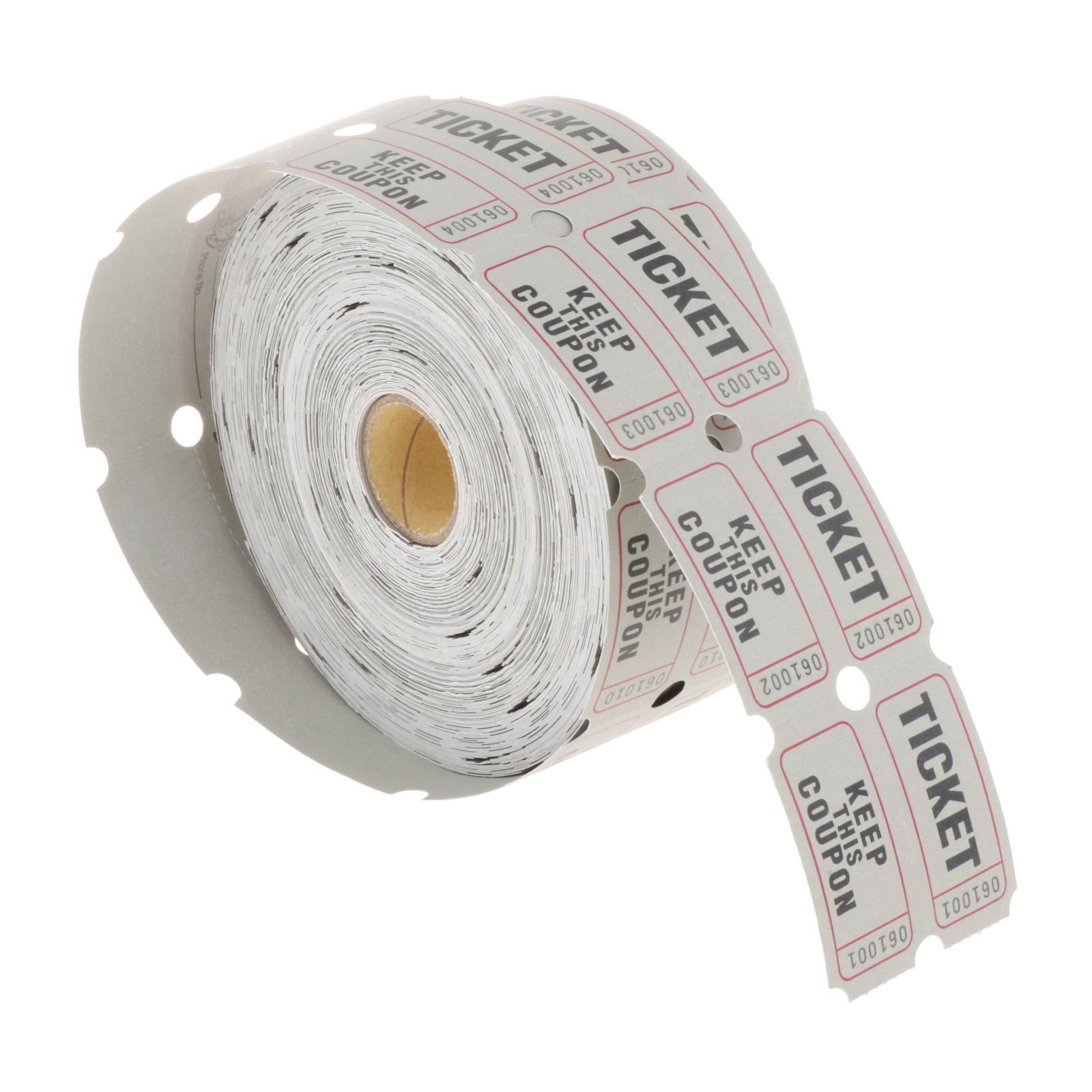 Raffle Tickets 1000 Tickets Premium Consecutively Numbered Folding Game Tickets | eBay