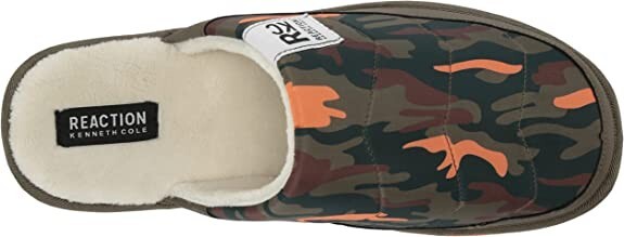 KENNETH COLE REACTION MEN'S COMET SLIPPERS COLOR OLIVE CAMO SIZE 8M NIB ...