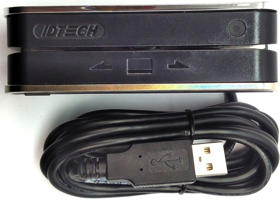 ID TECH IDSR-335133TEBX SecuRED Credit Card Reader Magnetic PCI SRED ...