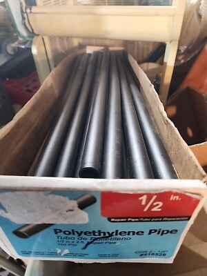 ADS Polyflex ~ Polyethylene Repair Pipe 1/2" x 2', 125-PSI, 24ct. USA ...