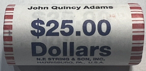 Original 2008 John Quincy Adams Presidential Dollar Roll (25 Coins) | eBay