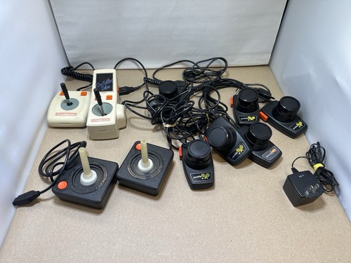 Vintage Game Controller Lot – Comrex Commander Joysticks, Atari-Style ...