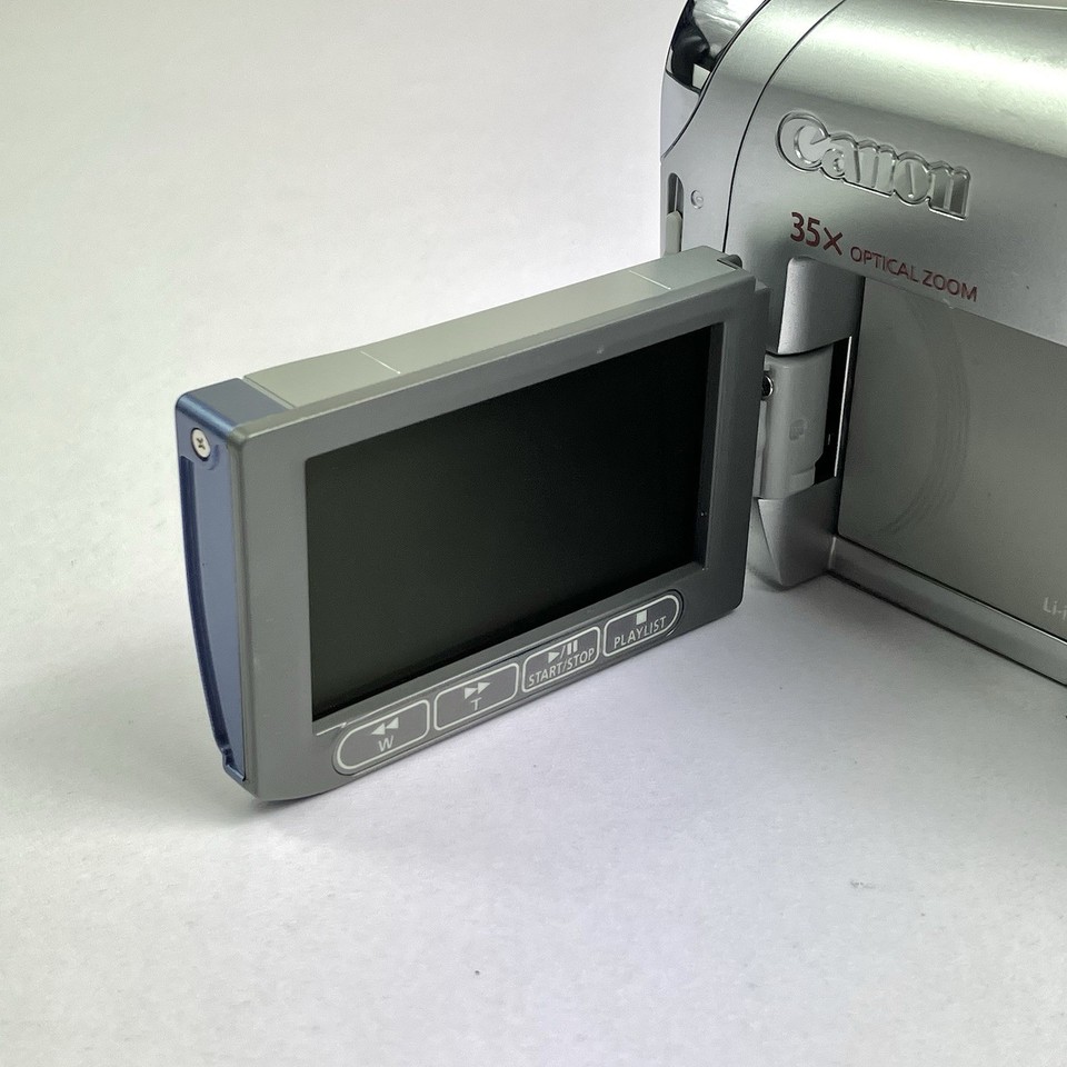 Canon DC210 DVD Camcorder 35x Optical Zoom W/ Battery TESTED WORKS | eBay