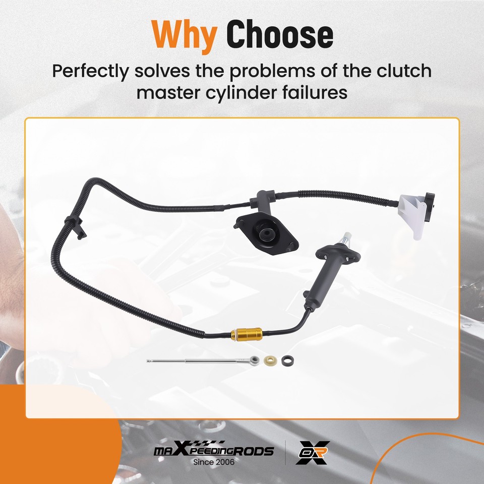 Clutch Master & Slave Cylinder Assembly for Mitsubishi Raider 3.7L 2006 ...