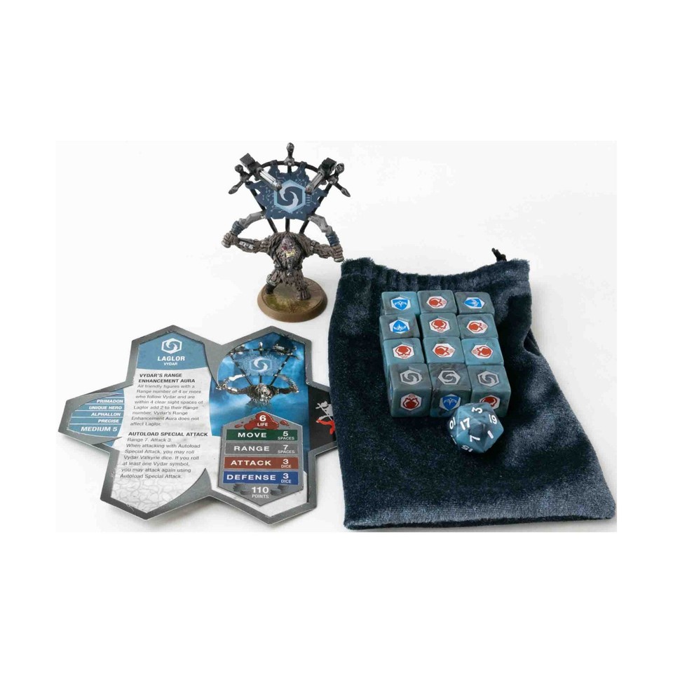 HeroScape Crest of the Valkyrie - Vydar's Flag Bearer, Laglor Minis NM ...