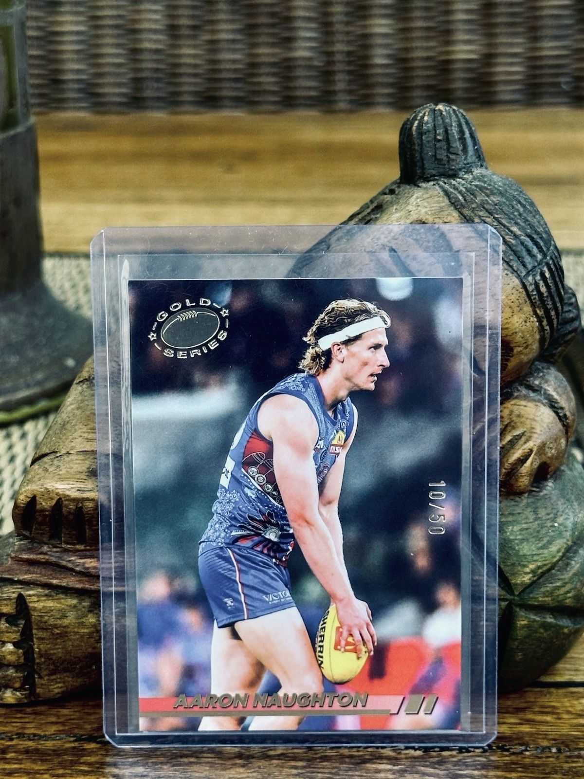 🔥2025 Select Eminence Gold Cards 1994 Aaron Naughton Western Bulldogs ...