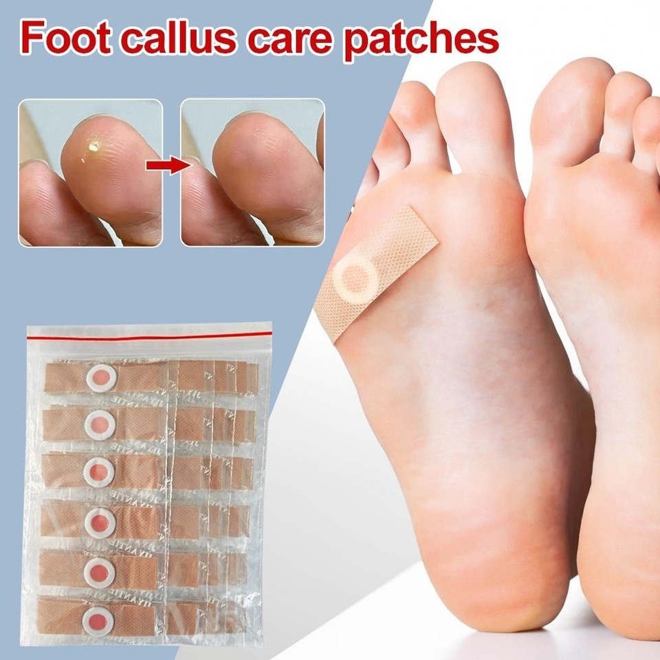 60Pcs Corn Removal Patch Toe Callus Corn Remover Pad-Wart Foot Patches ...