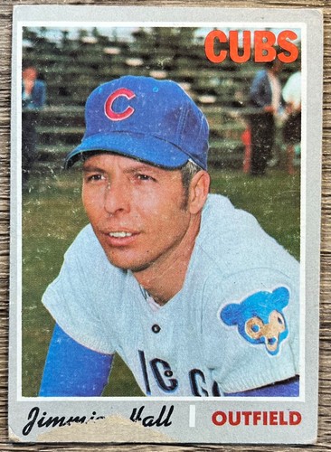 JIMMIE HALL 1970 TOPPS VINTAGE BASEBALL CARD #649 CUBS | eBay