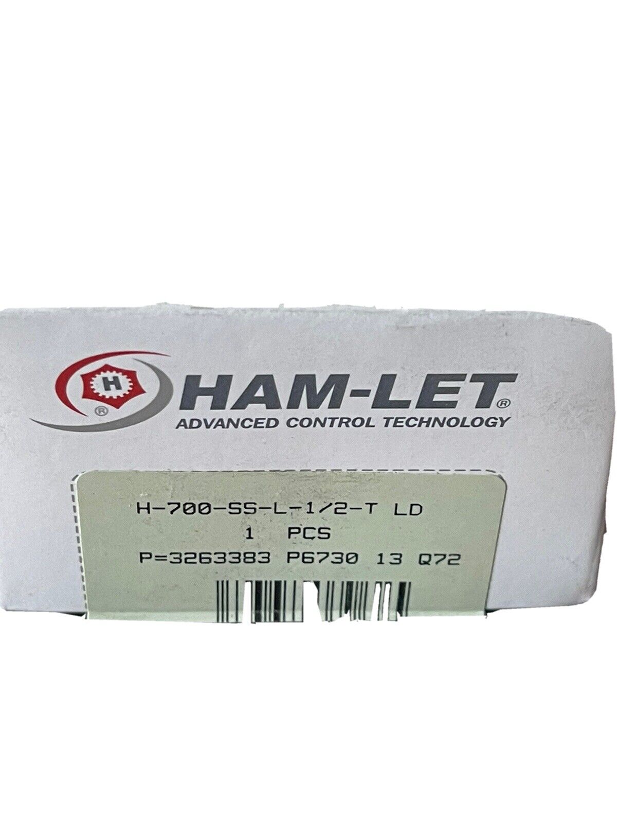 HAM-LET Stainless Steel Ball Valve 1/2” Compression Locking H-700-SS-L ...