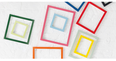 Rainbow Colour Modern Range Picture Photo Poster Frame Decor 10 Colour ...