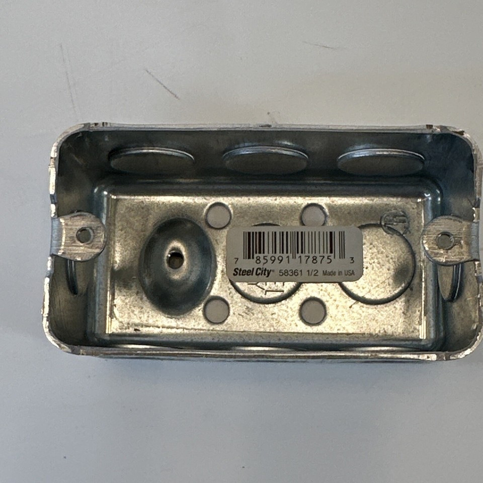 10 Pack Thomas & Betts 4 x 2-1/8 x 1-7/8 Single Gang Handy Box #5836112 ...