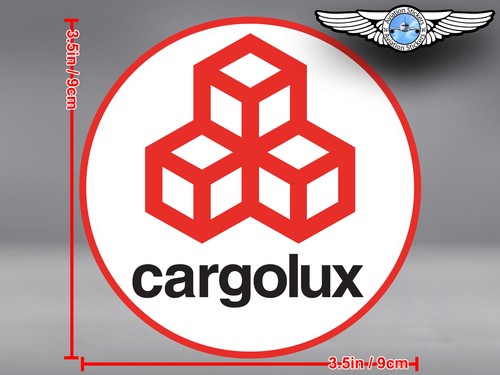CARGOLUX CARGO LUX ROUND LOGO STICKER / DECAL | eBay UK