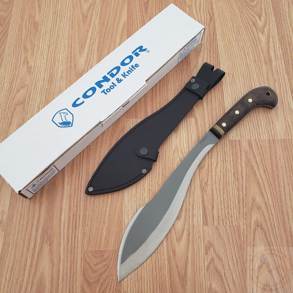 Condor Amalgam Fixed Machete 12" 1075HC Steel Full Tang Blade And ...