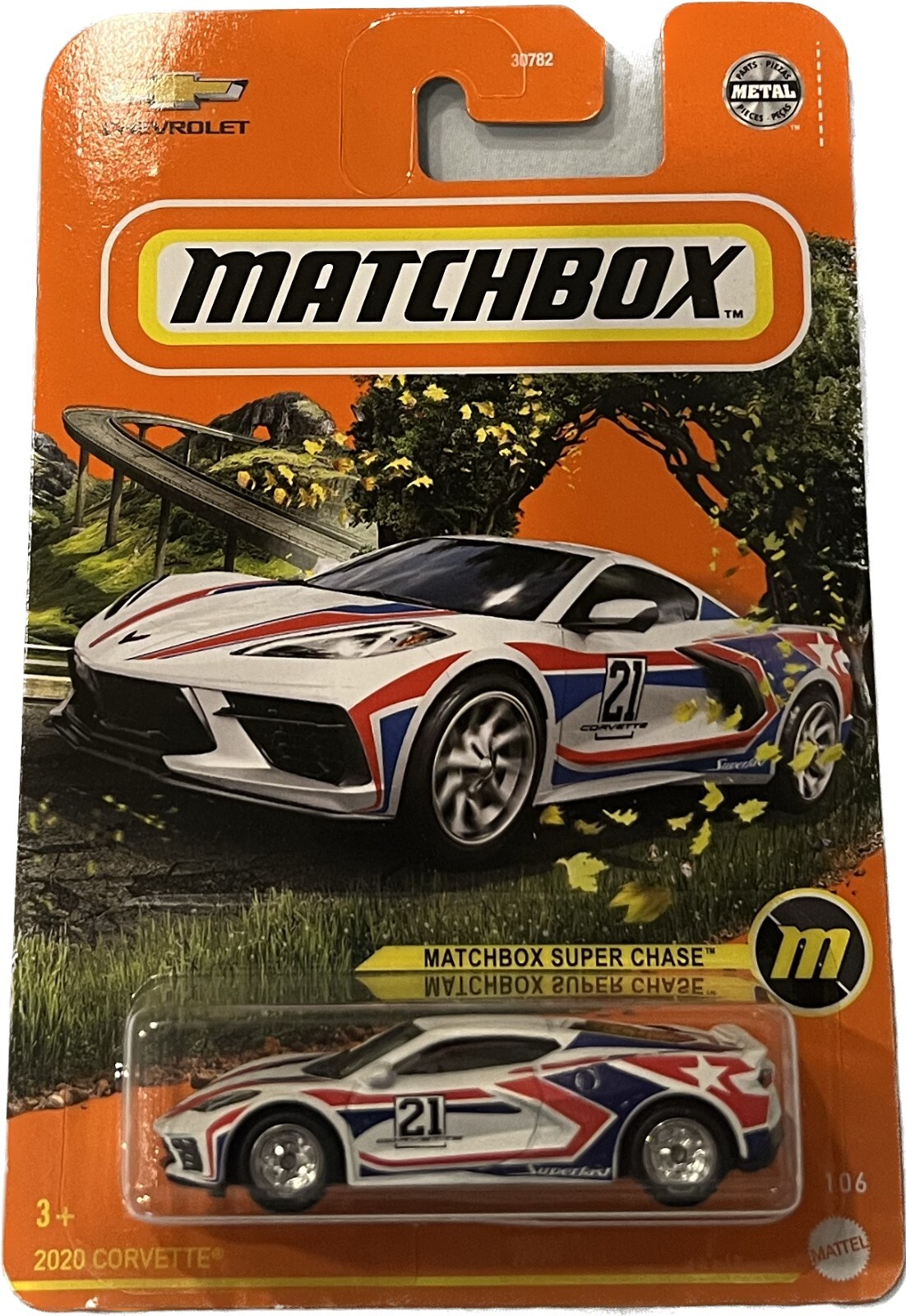 2021 MATCHBOX SUPER CHASE 2020 CORVETTE C8 - New In Box - Mint ...