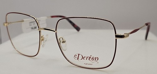 New Dereon Red / Gold Eyeglasses 551 54-19- 140mm W/ Demo Lenses D9 | eBay