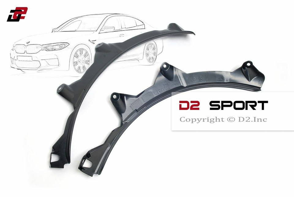 2PC Black Rear Fender Wheel Arch Extensions fits for BMW G30 5-Series ...