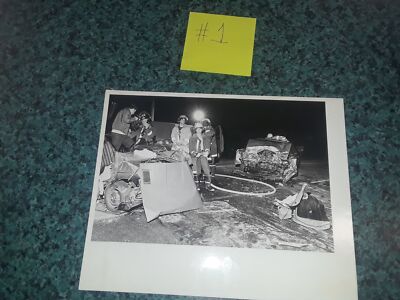 VTG CAR CRASH ACCIDENT PROOF PHOTO AUTO WREACK NEWS PHOTOGRAPH HEAD ON ...