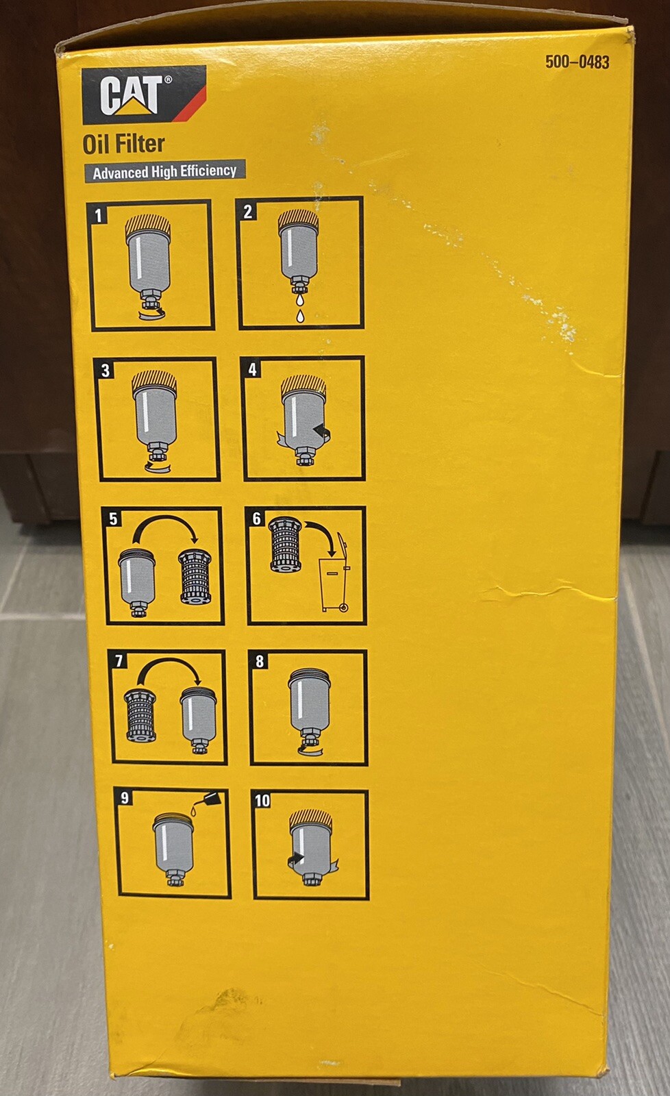 OEM CAT Oil Filter 500-0483 Caterpillar Advanced High Efficiency for ...