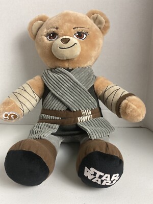 Build A Bear Star Wars Teddy Bear Rey Disney 17" Plush BAB No Light ...