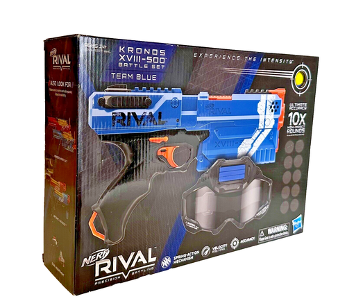 NERF Rival Kronos XVIII-500 Battle Set Blaster Team Blue HASBRO 10x NEW ...