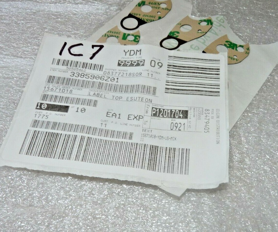 Motorola Solutions 3385906Z01 Top Label Sticker Escutcheon for Radios ...