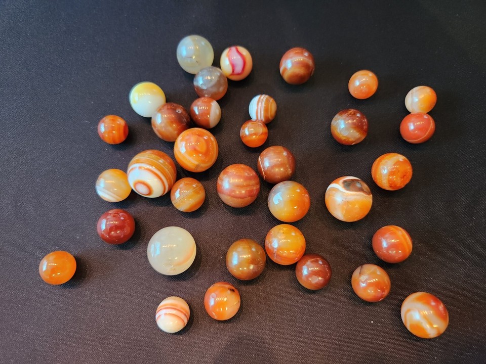 Vintage Antique Marbles Lot (34 in total) | eBay