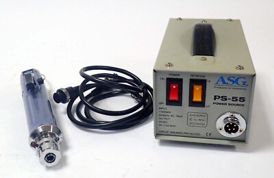 ASG PS-55 POWER SOURCE IN 110/230V OUT 20/30V w/ HIOS SS 4000 24 DC ...