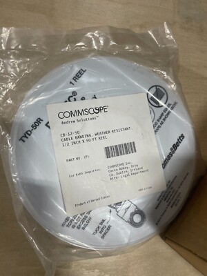Commscope CB-12-50 Cable Banding 1/2 in x 50 ft Reel Deltec TYD-50R | eBay