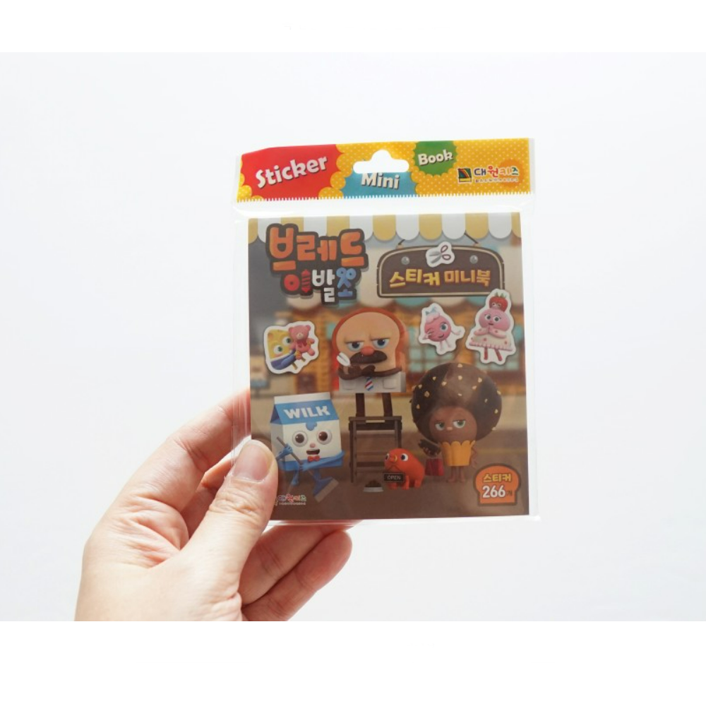 Bread Barbershop Wilk Choco Stickers Book Mini Good Print 4 x 3" Korea ...
