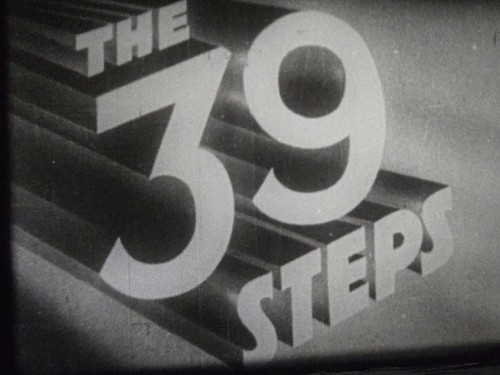 16mm film print-Alfred Hitchcock's "THE THIRTY NINE STEPS"-1935 spy ...