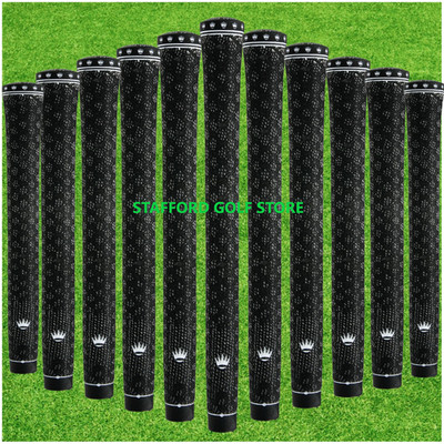 Royal Grip LinkTech Full Cord Black Golf Club Grips Set Black Standard ...