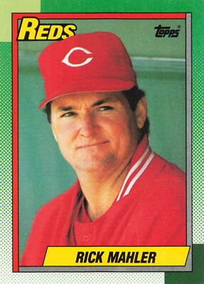 Rick Mahler Cincinnati Reds 1990 Topps Baseball Card MLB #151 | eBay
