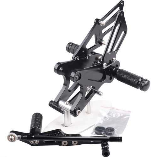 Black CNC Rearsets Foot pegs Rear set For Yamaha YZF R1 2009-2014 | eBay