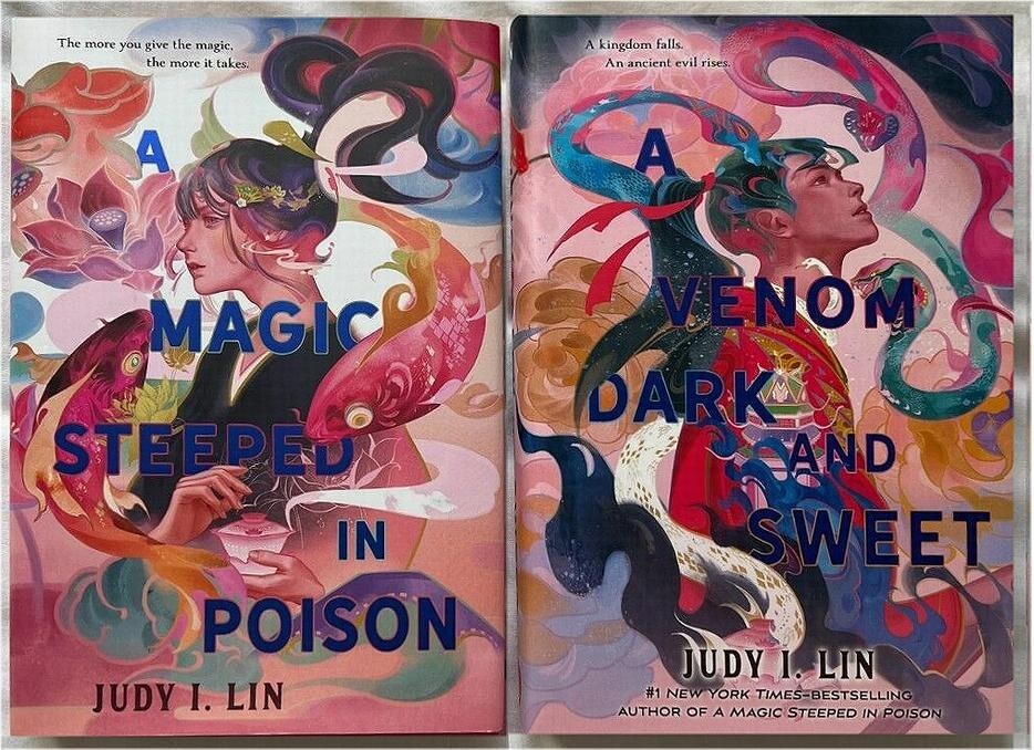 Exclusive Set THE BOOK OF TEA Judy Lin MAGIC STEEPED IN POISON Venom ...