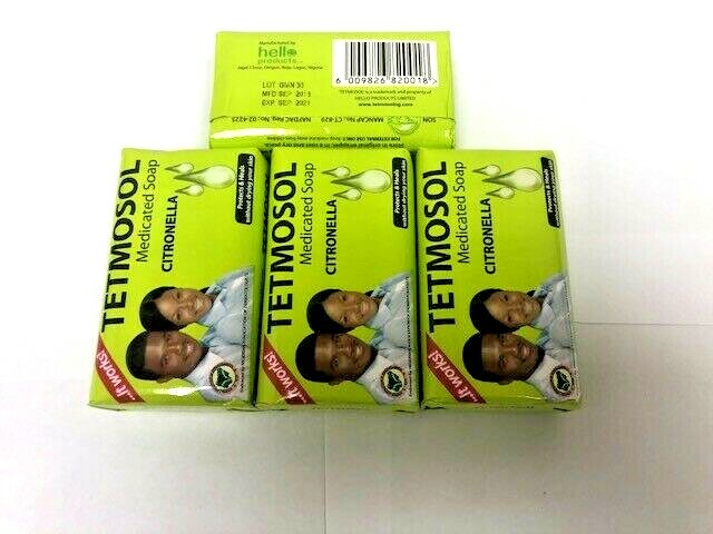 Tetmosol Medicated Soap Citronella (PACK OF 4) USA SELLER | eBay