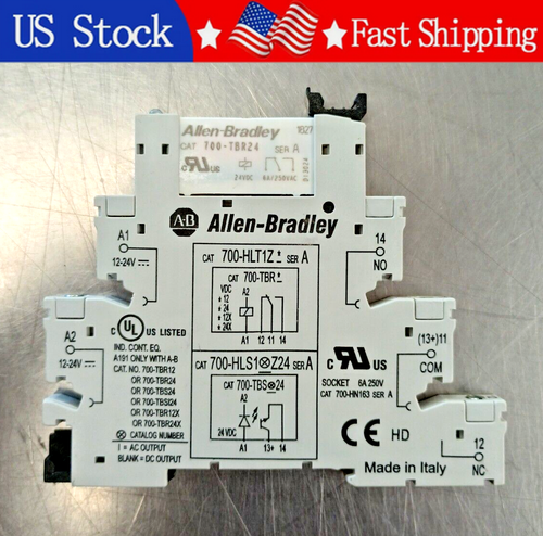 1PCS NEW Allen-Bradley 700-HLT1Z24 TERMINAL BLOCK RELAY WITH 700-TBR24 ...