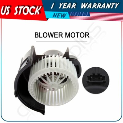 Front A/C Heater Blower Motor with Fan Cage for Audi Q7 Porsche Cayenne ...