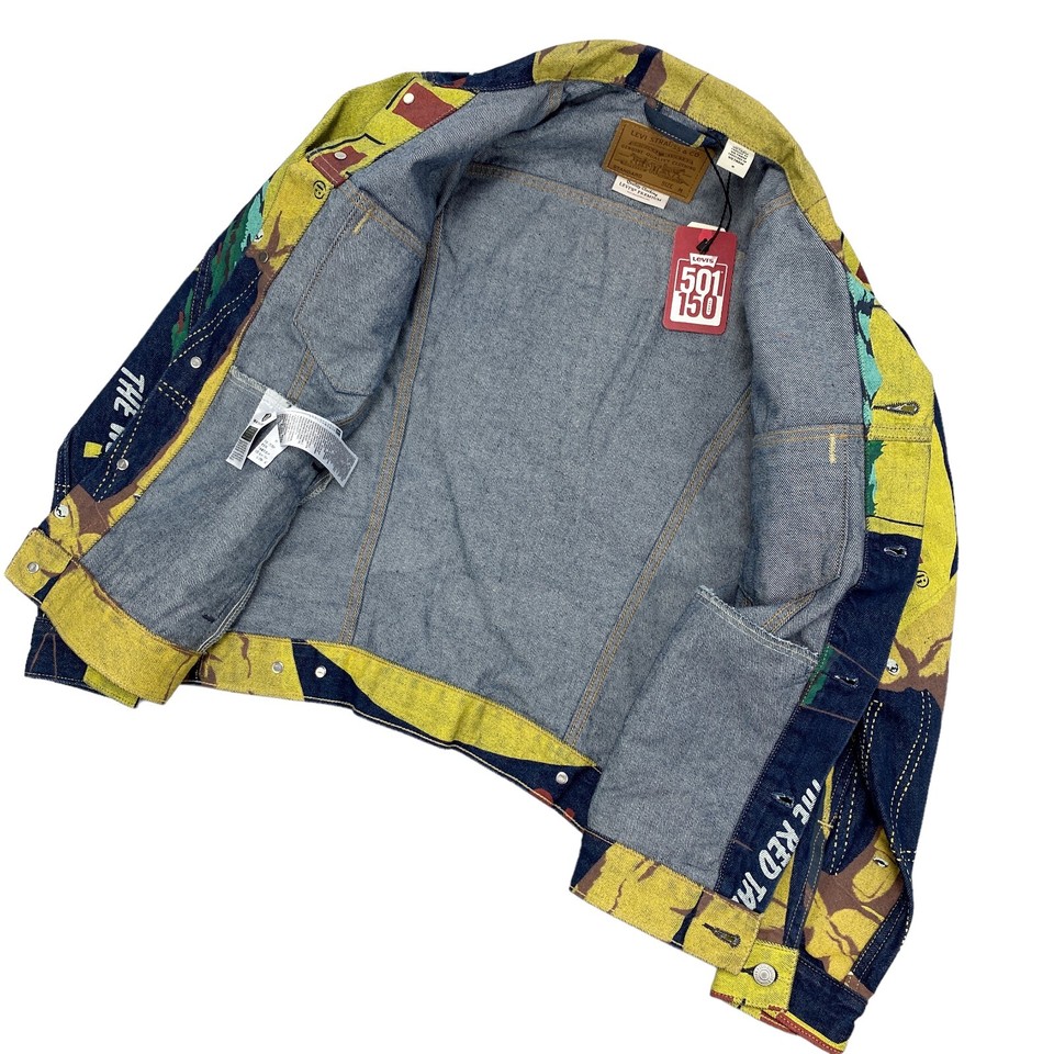 Levi's 150th Anniversary Men's Denim Trucker Jacket - Banner Print ...