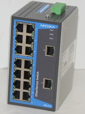 Moxa EDS 316-T EtherDevice Switch | eBay