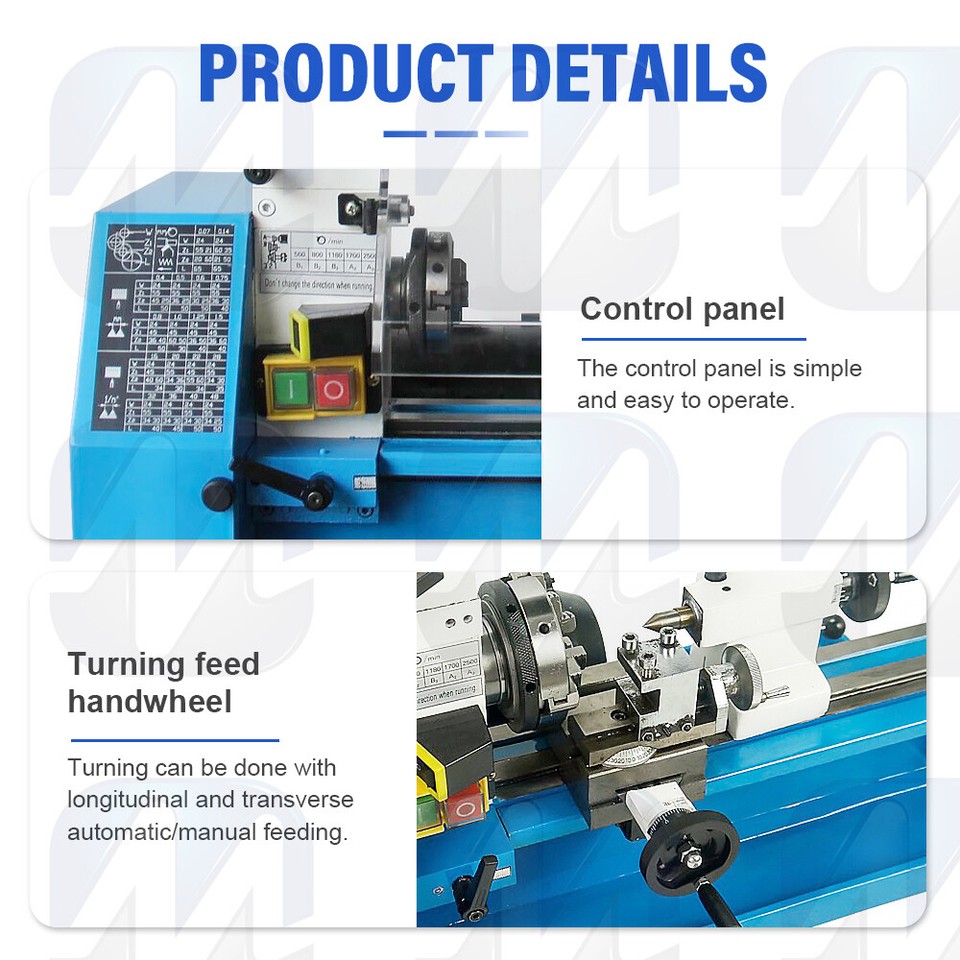 Multifunctional AT125 Mini High Precision Milling Compact Lathe Tool | eBay