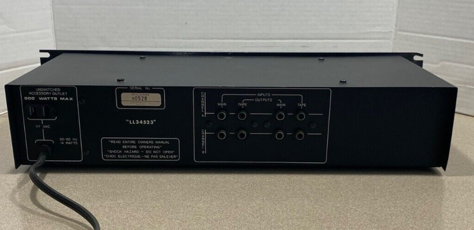 VINTAGE SPECTRO ACOUSTICS 2102R RACK MOUNT EQ GRAPHIC EQUALIZER | eBay